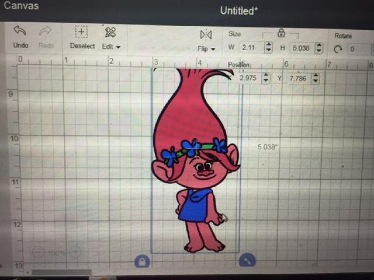 Creating a trolls themed selfie frame.