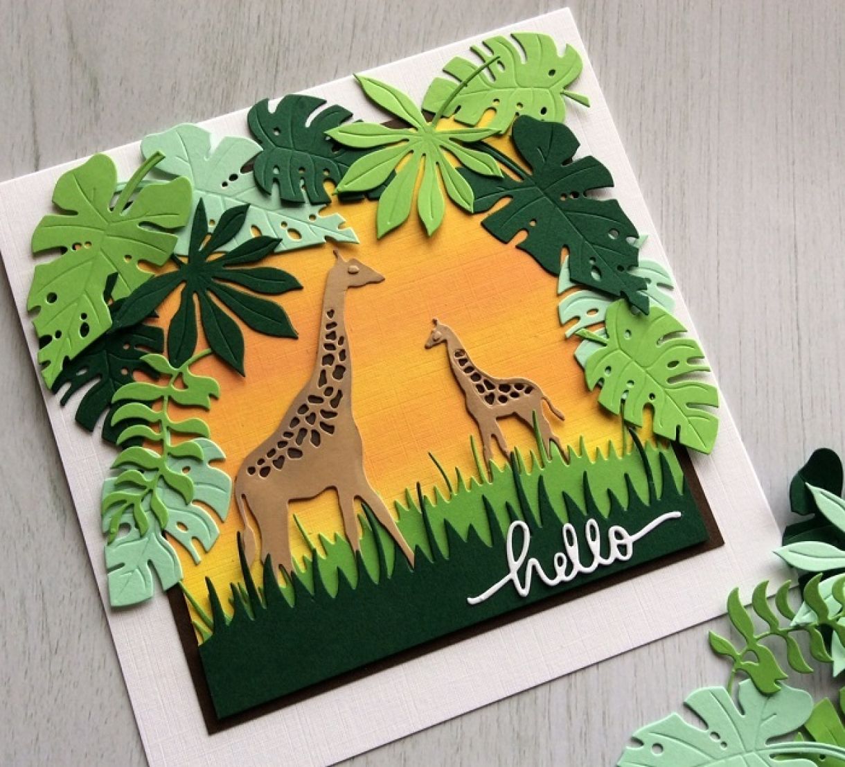 Giraffes in the Jungle