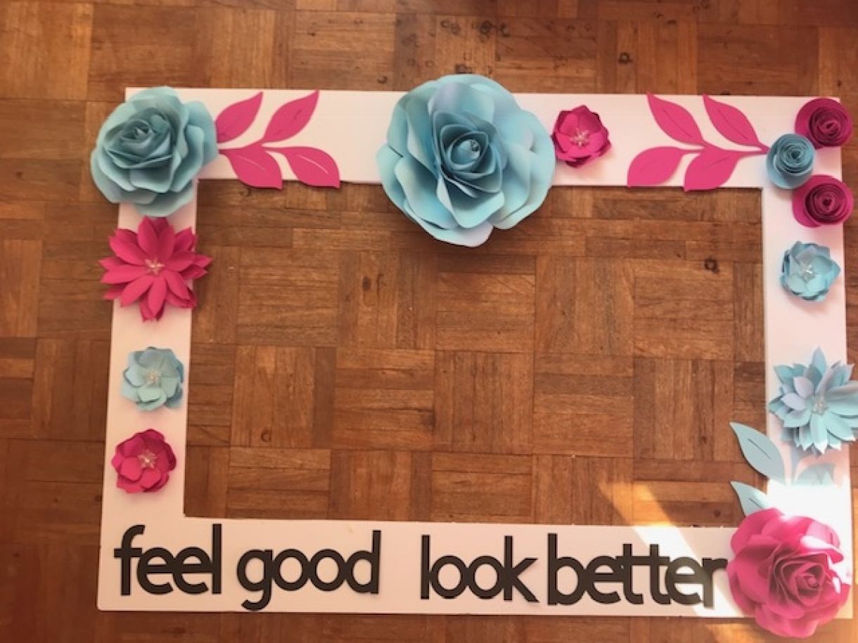 A Look Good Feel Better Selfie Frame