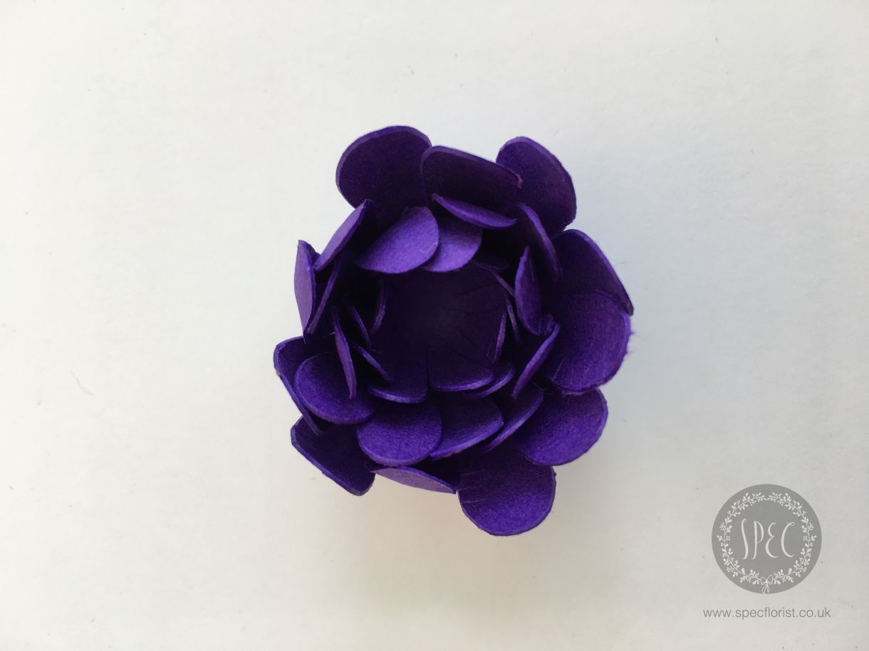 Pretty purple blooms - DIY Paper Flowers