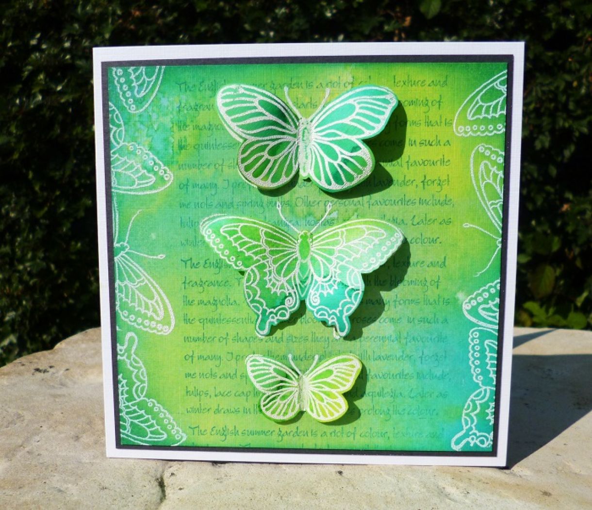 Handmade Card Ideas - Paper Butterflies everywhere…...