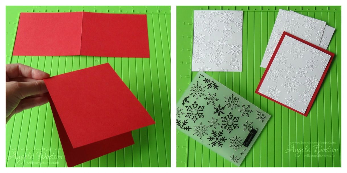 Easy Christmas Cards - Batch Making How-To