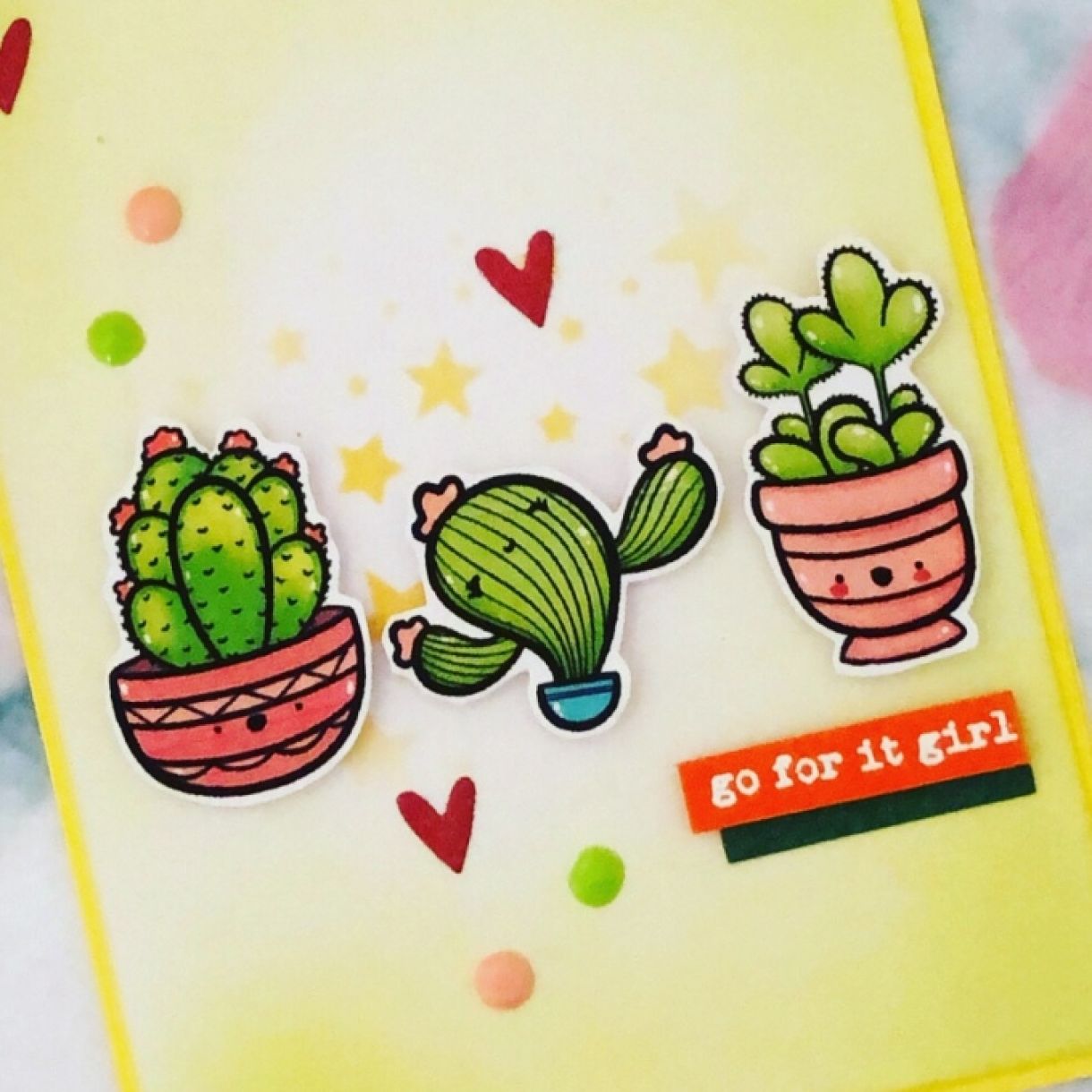 A Cute Cactus Card