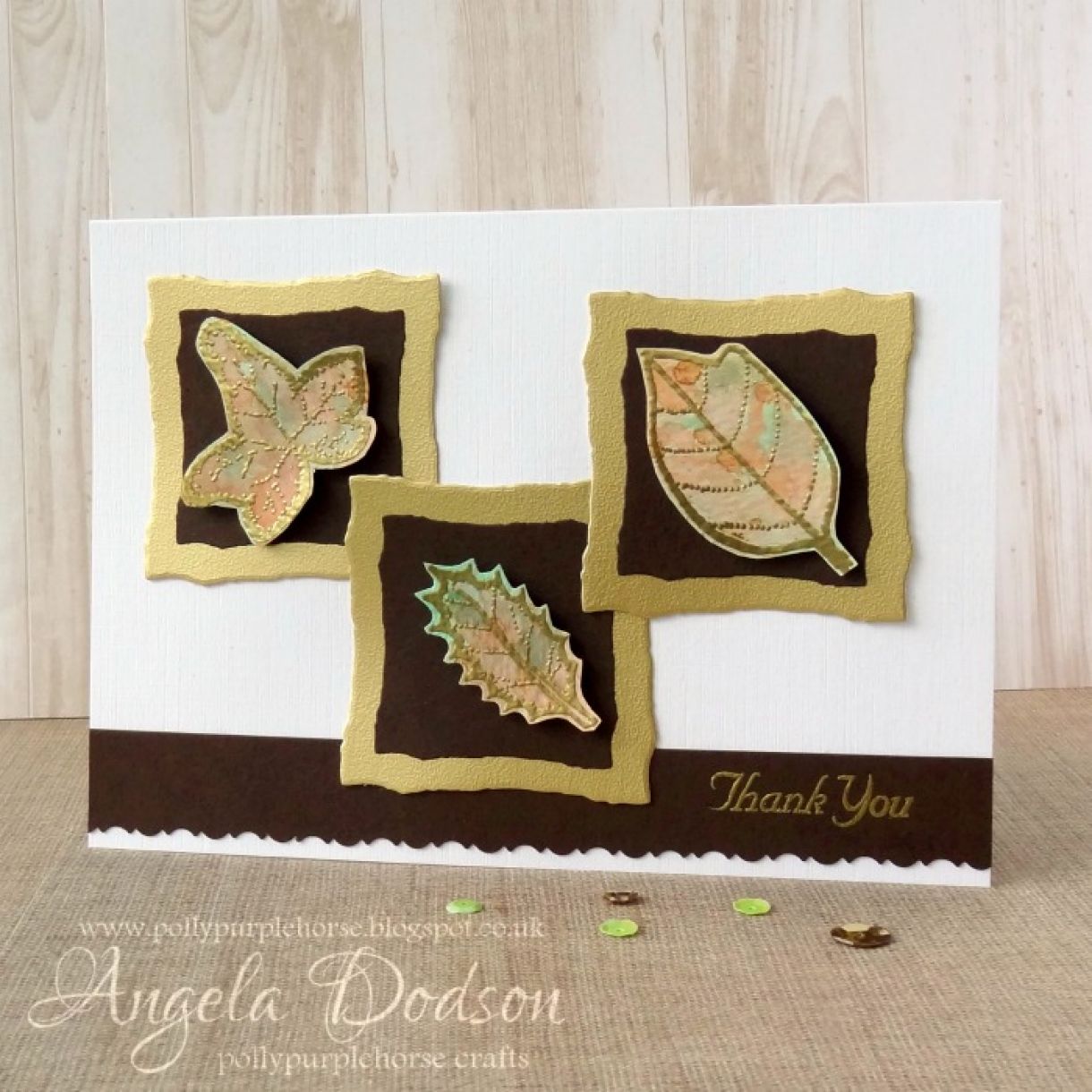 Autumn Themed Card - Step by Step Tutorial