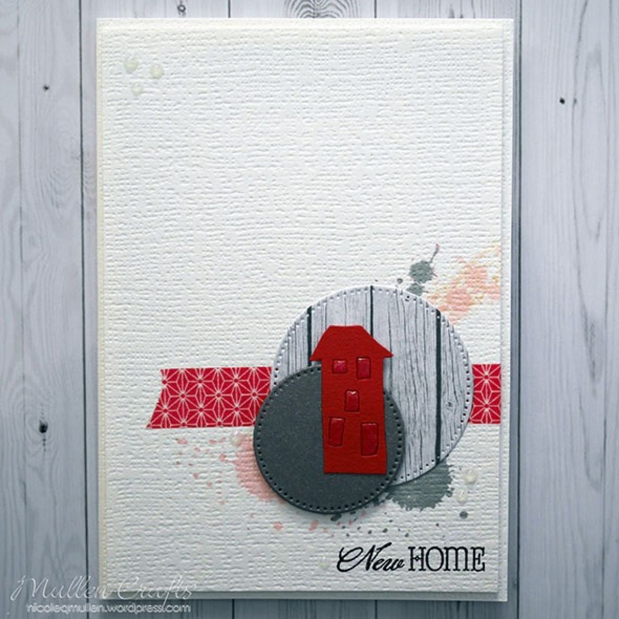 Textured Card Project- New Home Card