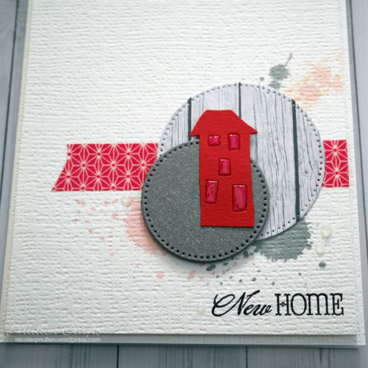 Textured Card Project- New Home Card