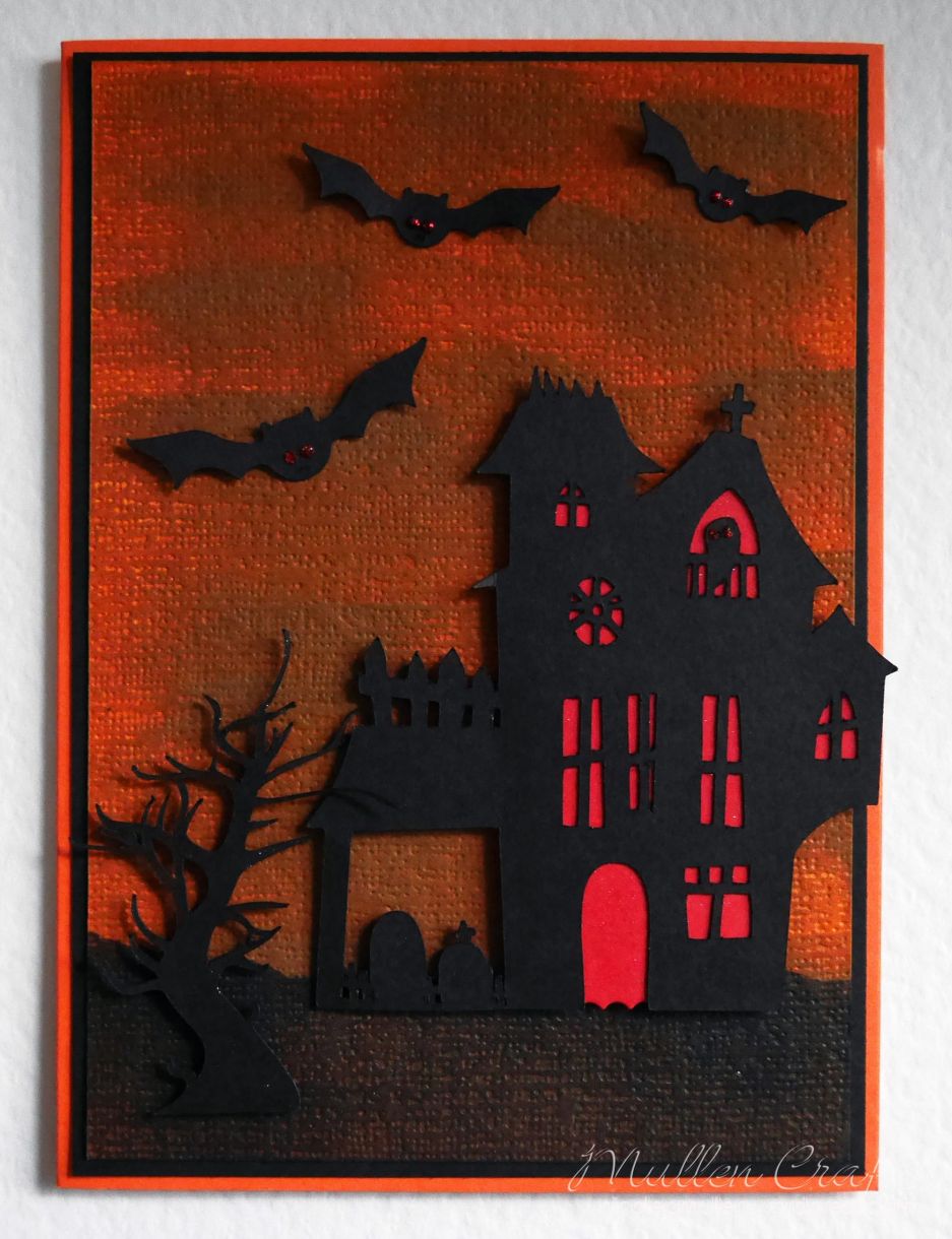 Haunted House Halloween Card