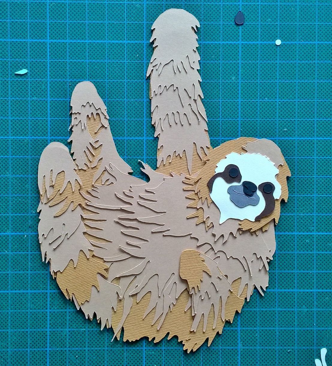 Guidance On How To Make Your Own Papercut Cute Sloth
