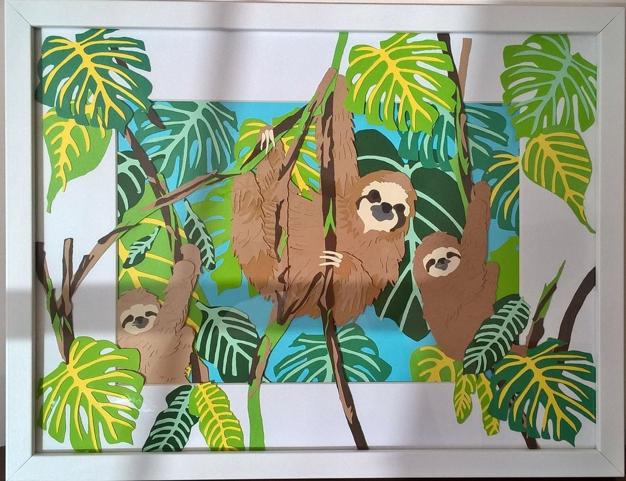 Guidance On How To Make Your Own Papercut Cute Sloth