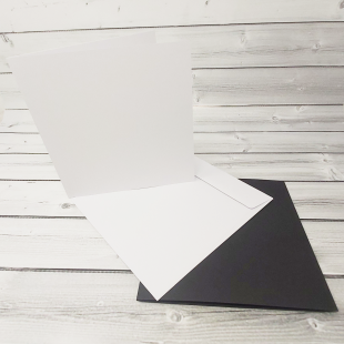 Blank Black Cards | Buy Card Blanks in Black from Papermilldirect