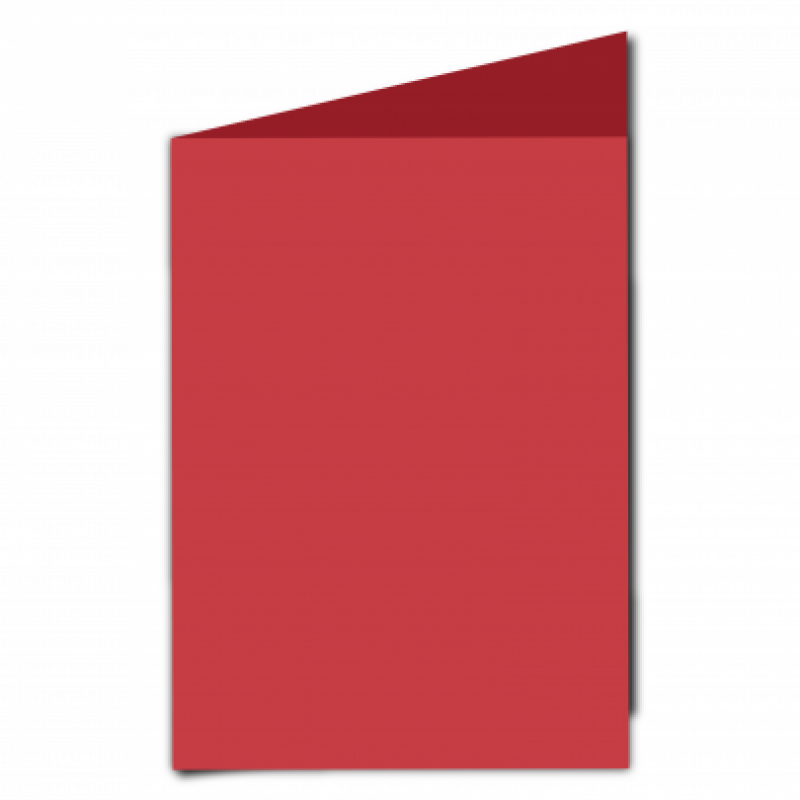 Christmas Red Card Blanks Double Sided 240gsm