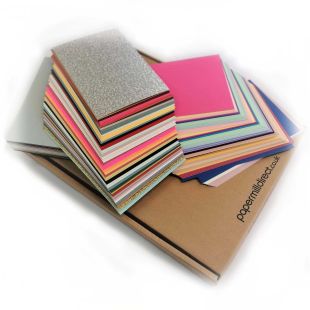 Offcuts | Assorted Box of Paper & Card in Different Sizes & Shapes
