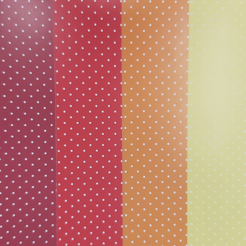 Polka Dots Patterned Card | Assorted Pack of 20