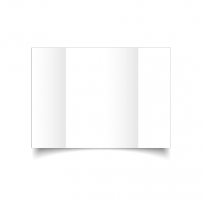 A5 Gatefold White Hammered Card Blanks