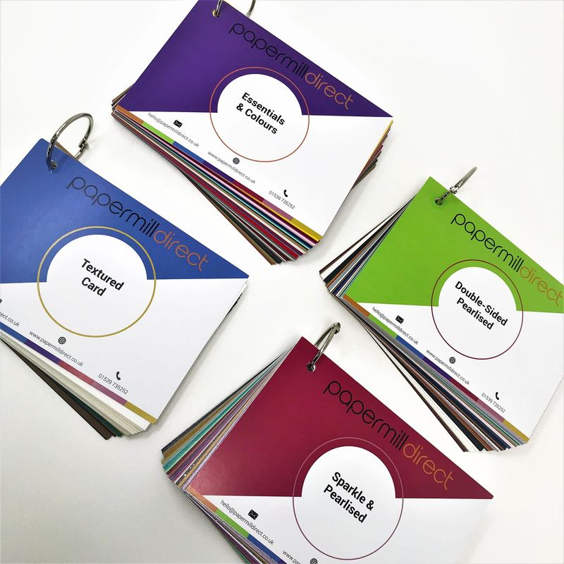 Papermilldirect Swatch Books- Four Books