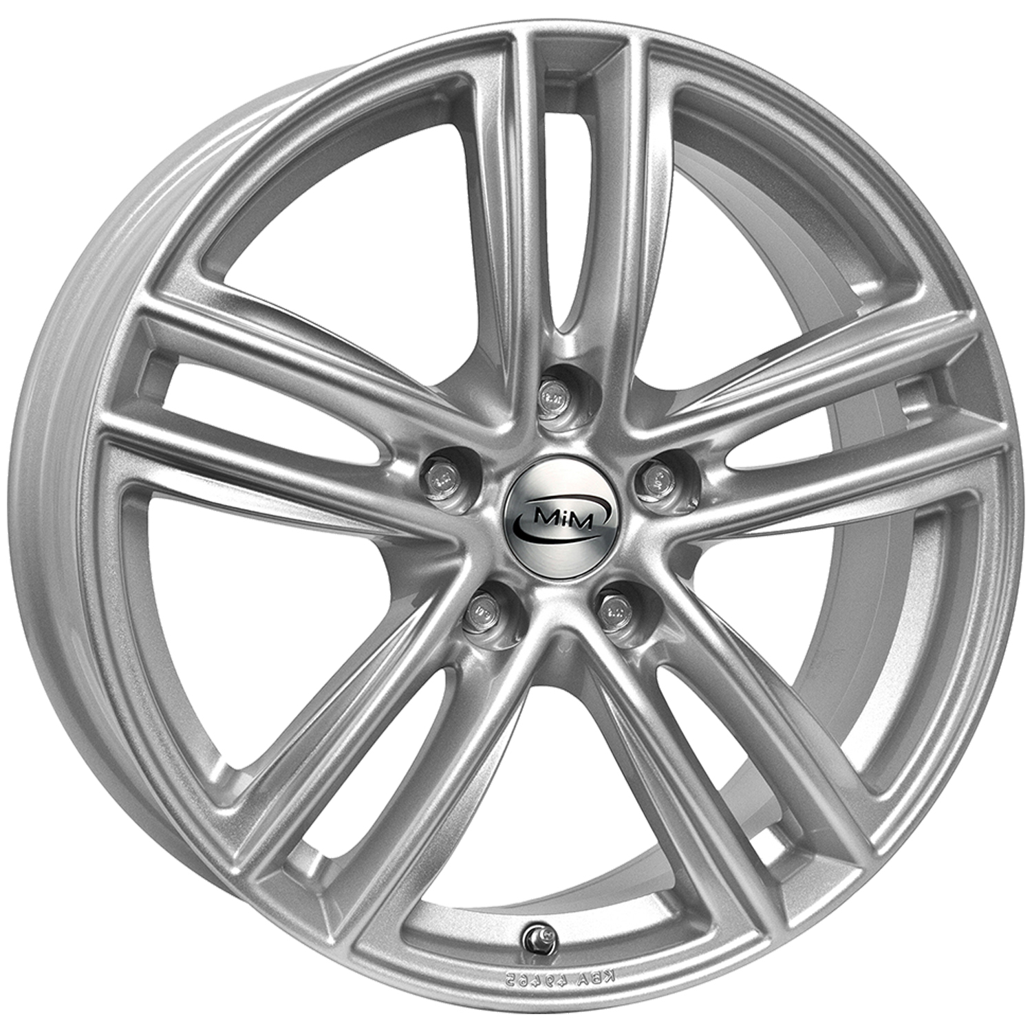 Alloy Wheel MIM REAL ECE 6.5 16 5 112 22 KRISTAL SILVER CL00000447518