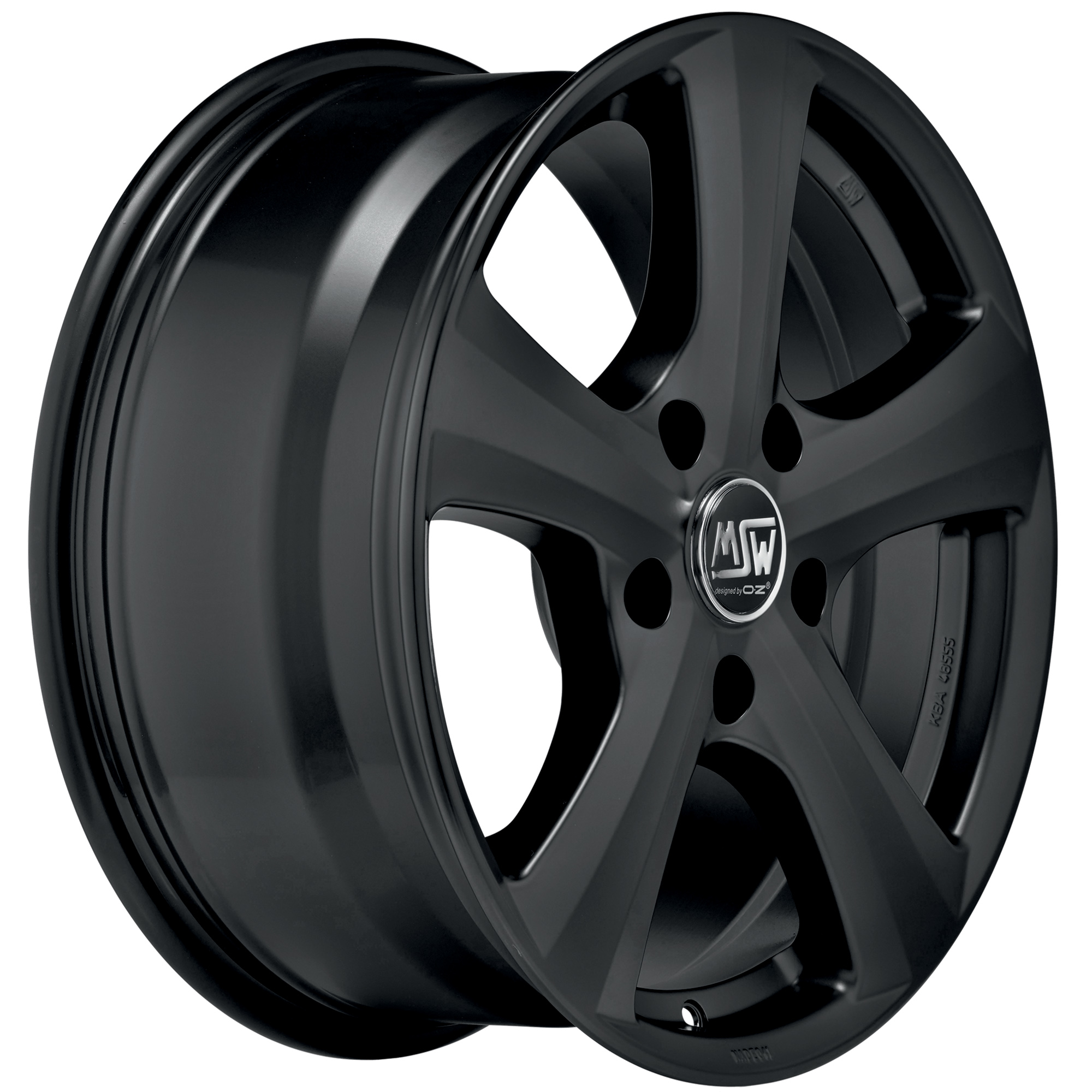 Cerchio in lega MSW 19 W 6x14 4x100 ET 38 MATT BLACK W19196500T53