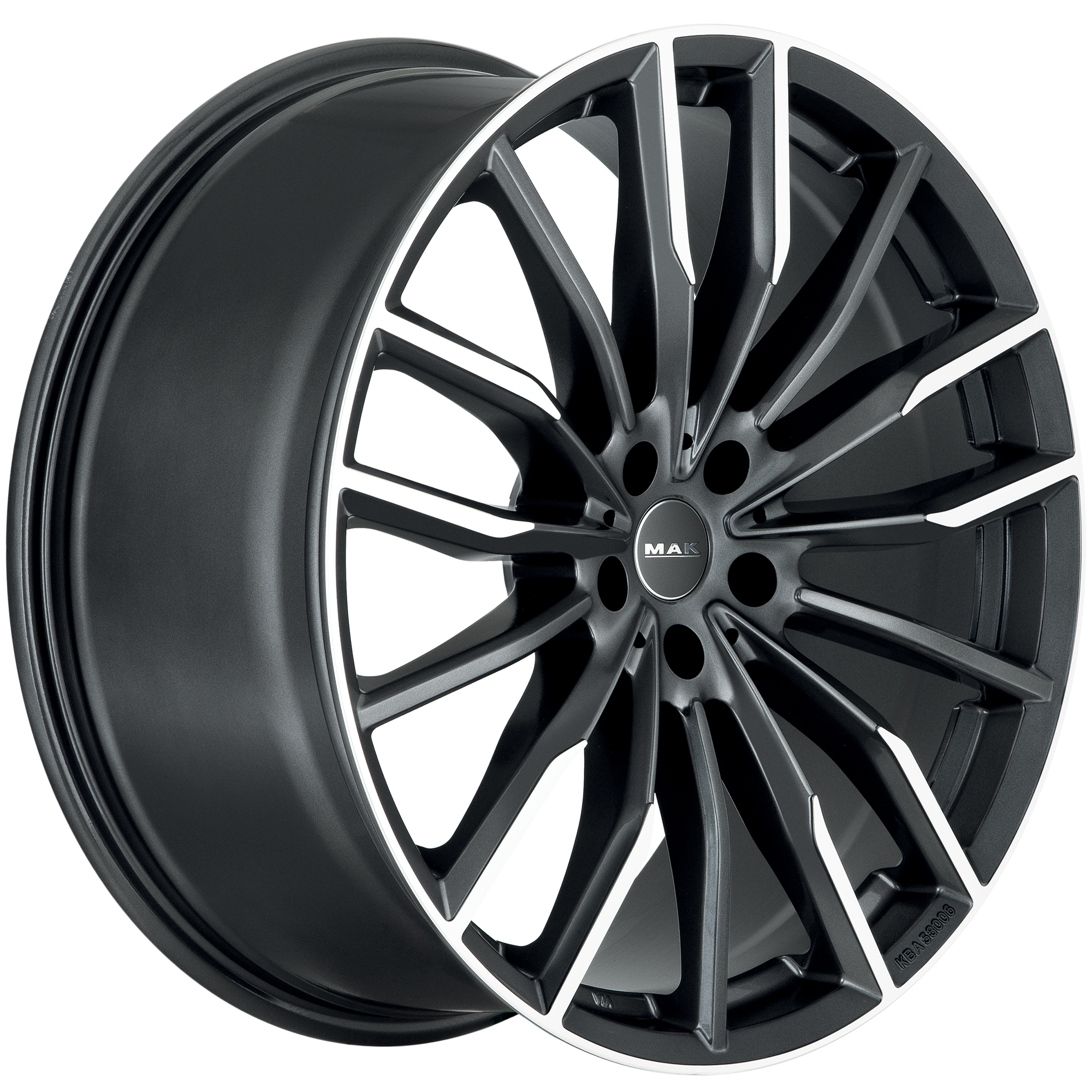 Cerchio in lega MAK RAPP 9x20 5x112 ET 35 GUN MET-MIRROR FACE ...