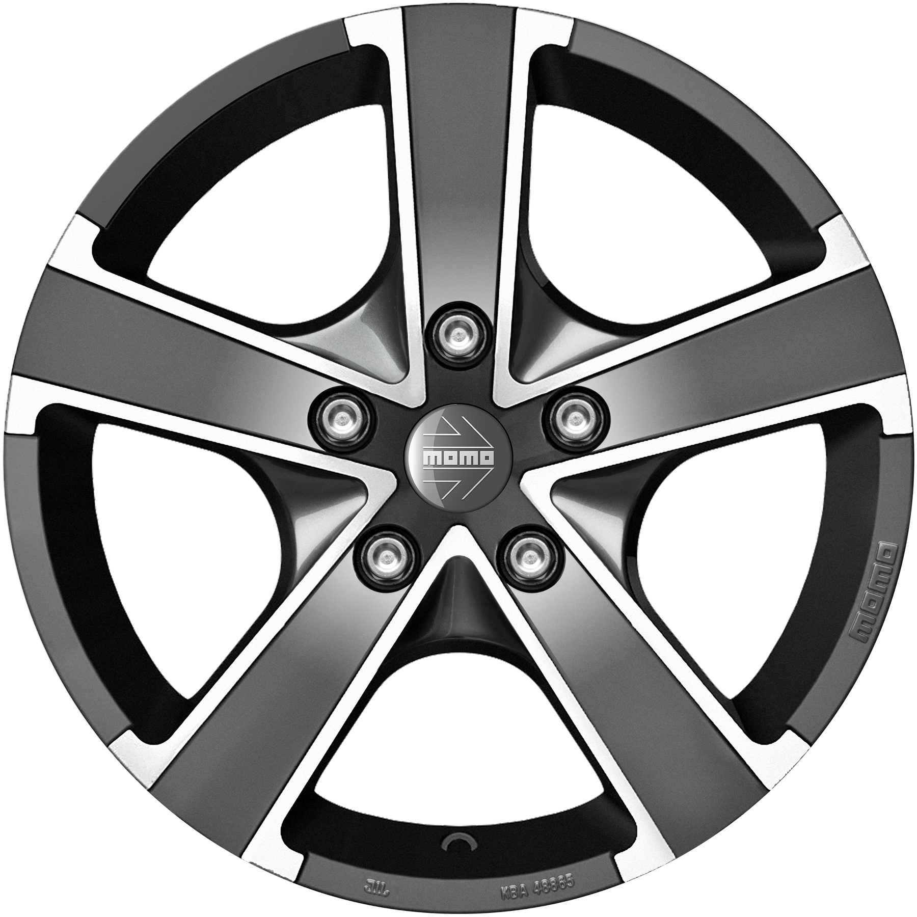 Cerchio in lega MOMO Win Pro Evo 7x17 5x120 ET 34 Antracite Lucido ...