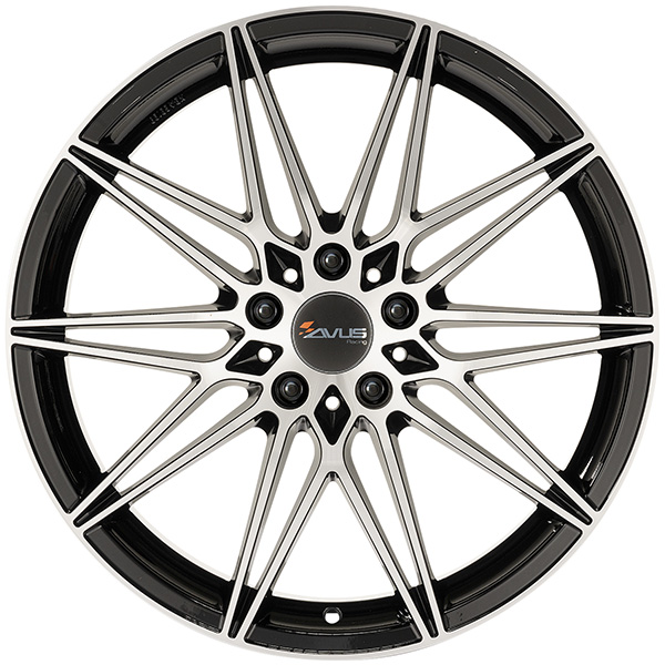 Cerchio in lega AVUS AC-MB5 8x19 5x120 ET 30 BLACK POLISHED ...