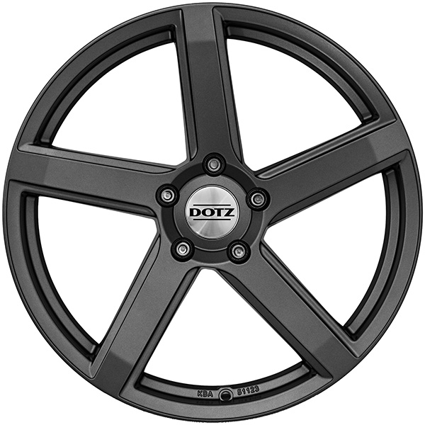 Cerchio in lega DOTZ CP5 8.5x19 5x108 ET 45 graphite matt OCP9LHGA45