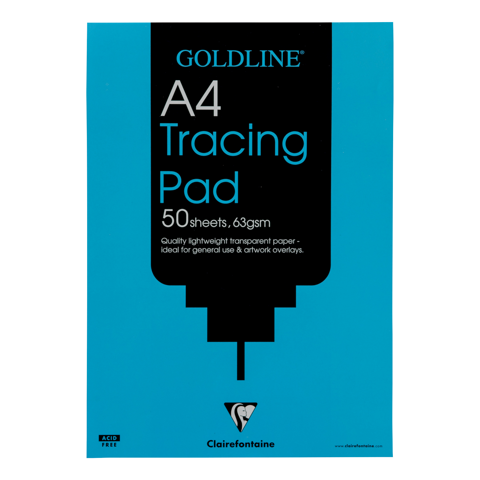 Goldline Popular Tracing Pad 63gsm Acid free Paper 50 Sheets A4 Ref