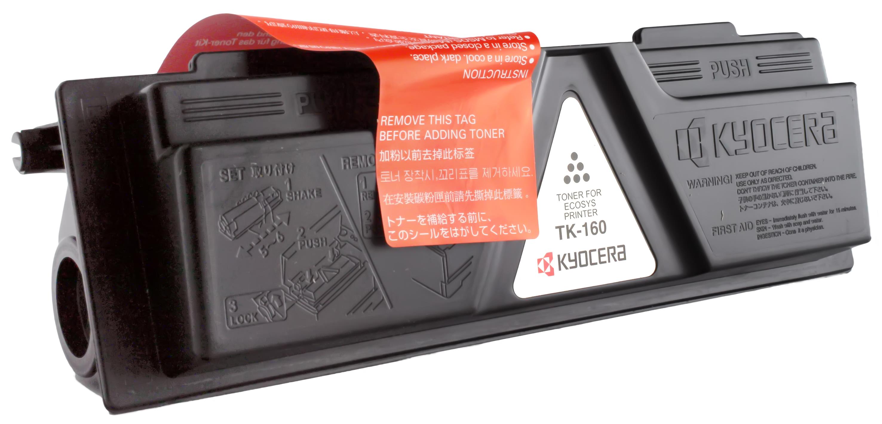 Kyocera TK-160 Black Toner Cartridge 2.5k | TK-160
