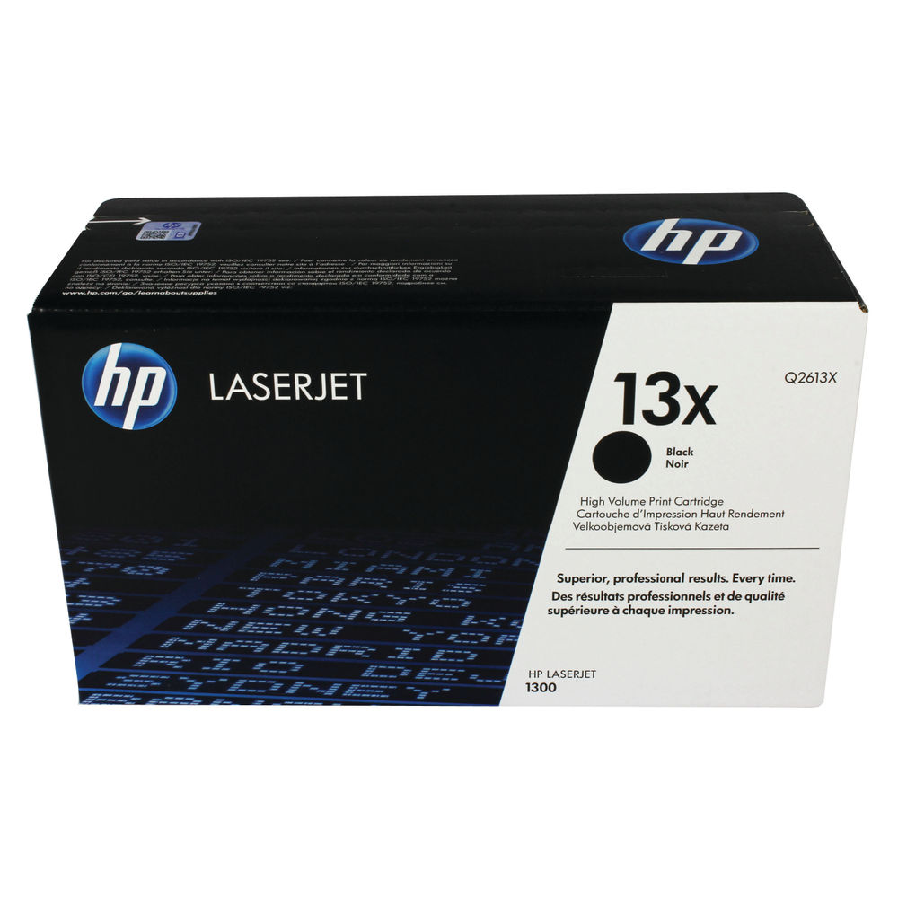 HP 13X (Q2613X) Black Toner Cartridge