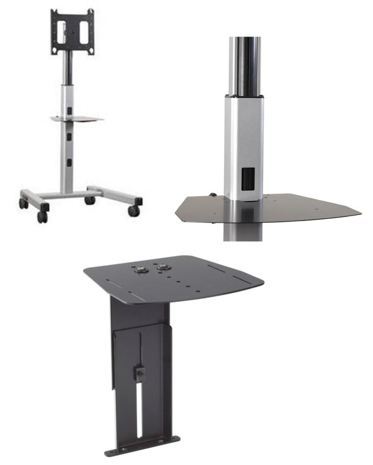 Chief Bundle: Chief 1 x MFCUB Medium Flat Panel Mobile AV Cart, 1 x ...