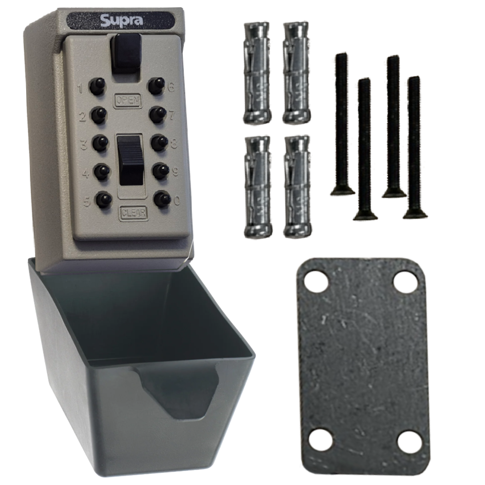 SUPRA 001409 Key Safe Complete With Cover - With Backplate - Crothers ...