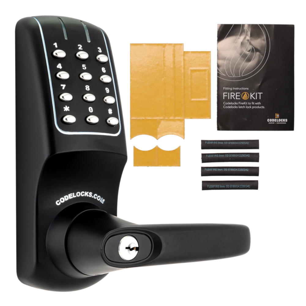 CODELOCKS CL5010 Battery Operated Digital Lock - CL5010 Solid Black ...