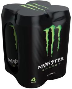 Monster Energy 4 Pack voor €2,99