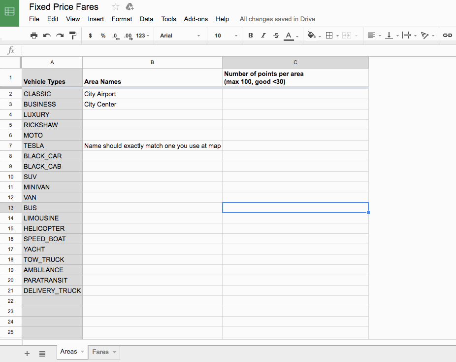 How to draw fixed rate zones and set fixed rate fares | Onde Help Center
