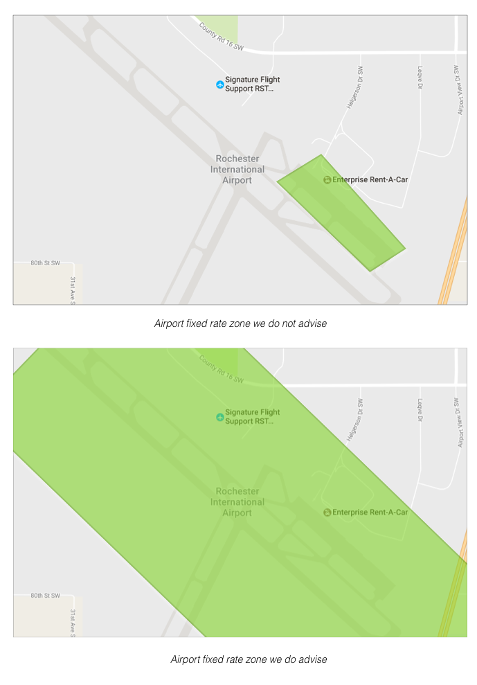 How to draw fixed rate zones and set fixed rate fares | Onde Help Center