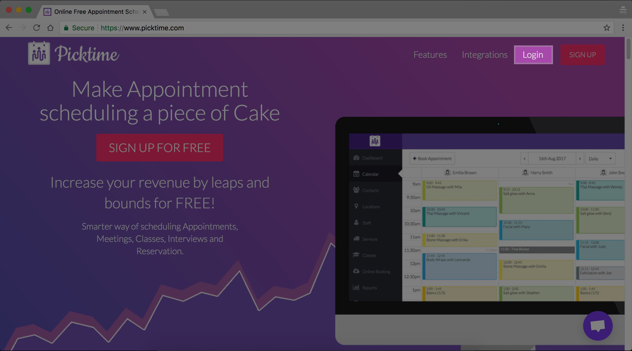 How do I login with Picktime?