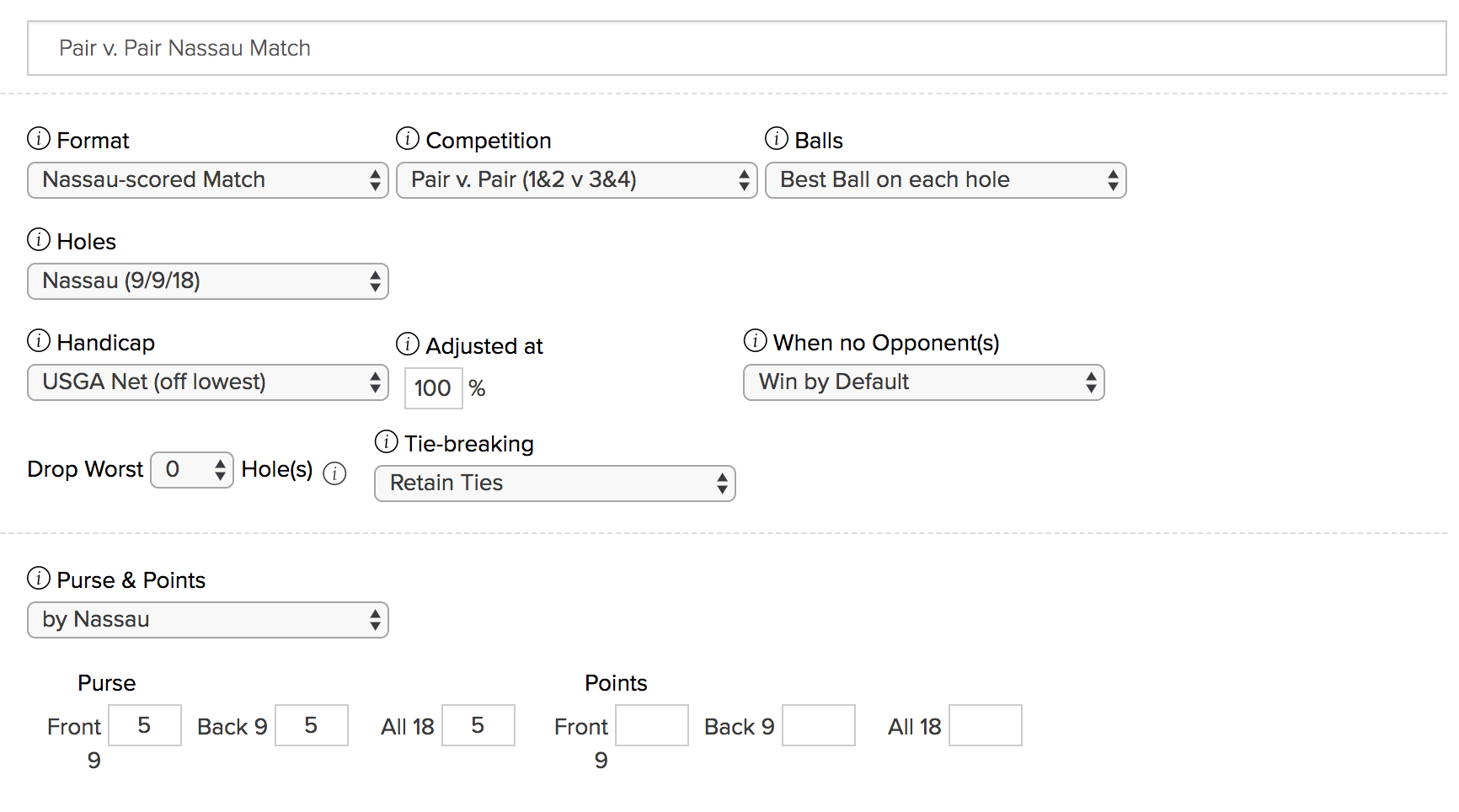 Popular Tournament Formats on Golf Trips