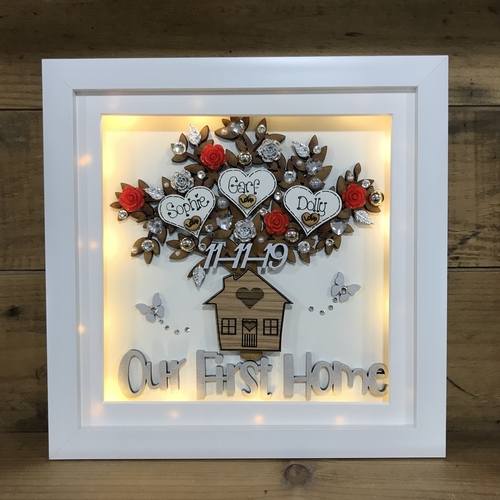 OUR FIRST HOME “ frame | Crafty Monkey | Unique Personalised Wedding ...