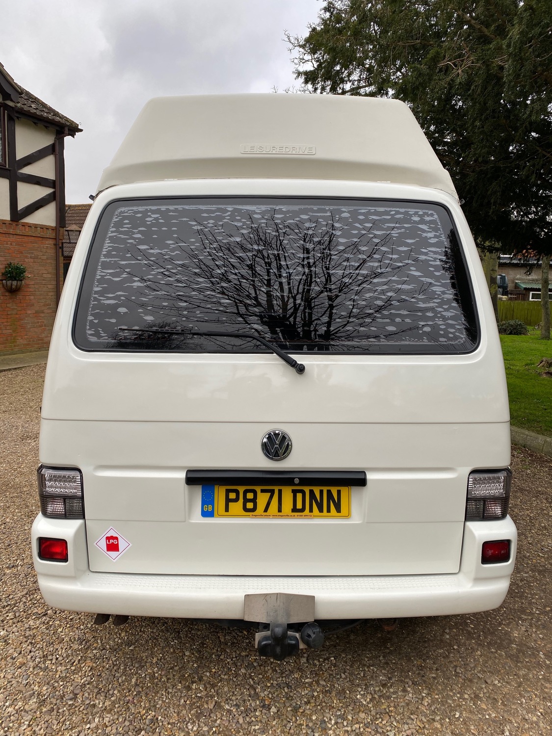 VW T4 Transporter Camper Van 4 Berth 2.4D White High Top Nice Spec ...