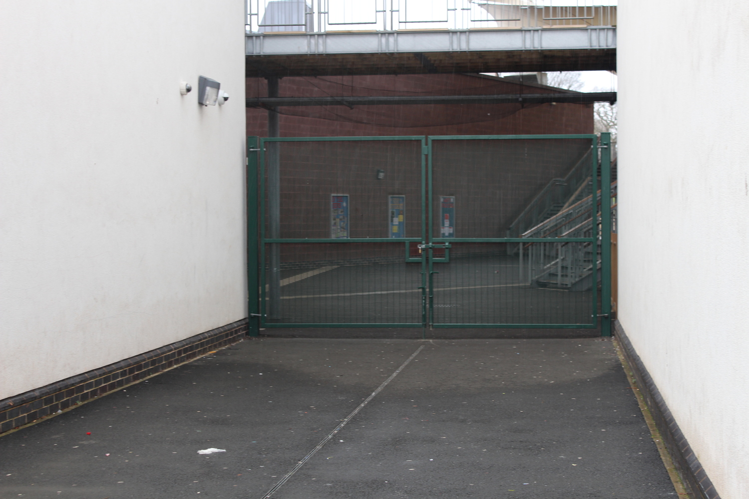 2400mm high Double 358 mesh gates | Fencing Direct | Steel Railing ...