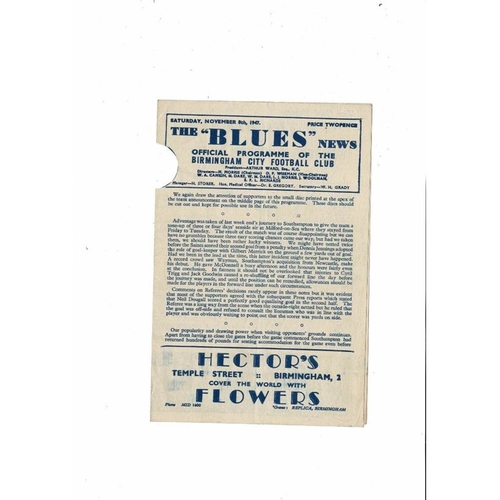 Birmingham City Home Football Programmes | Bob's Football Programmes ...