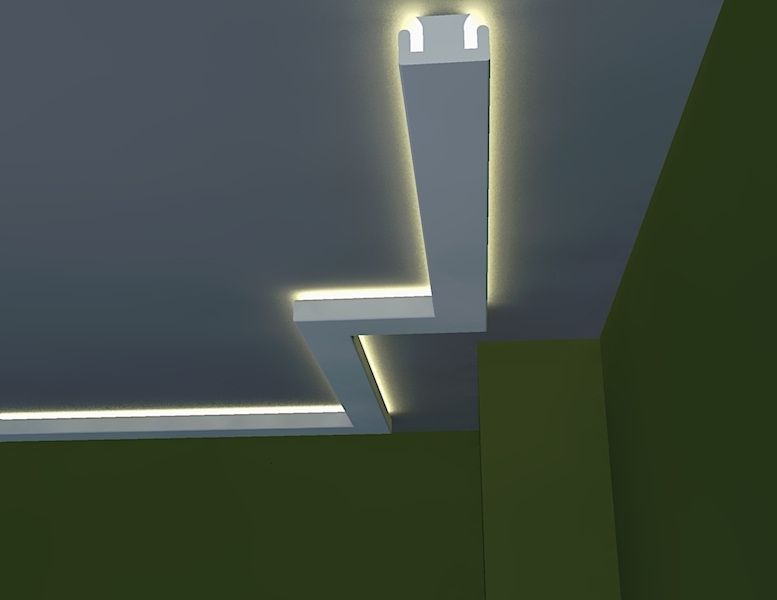 CB-01 Ceiling Bar | Featherlite Mouldings | Lightweight Interior Coving ...