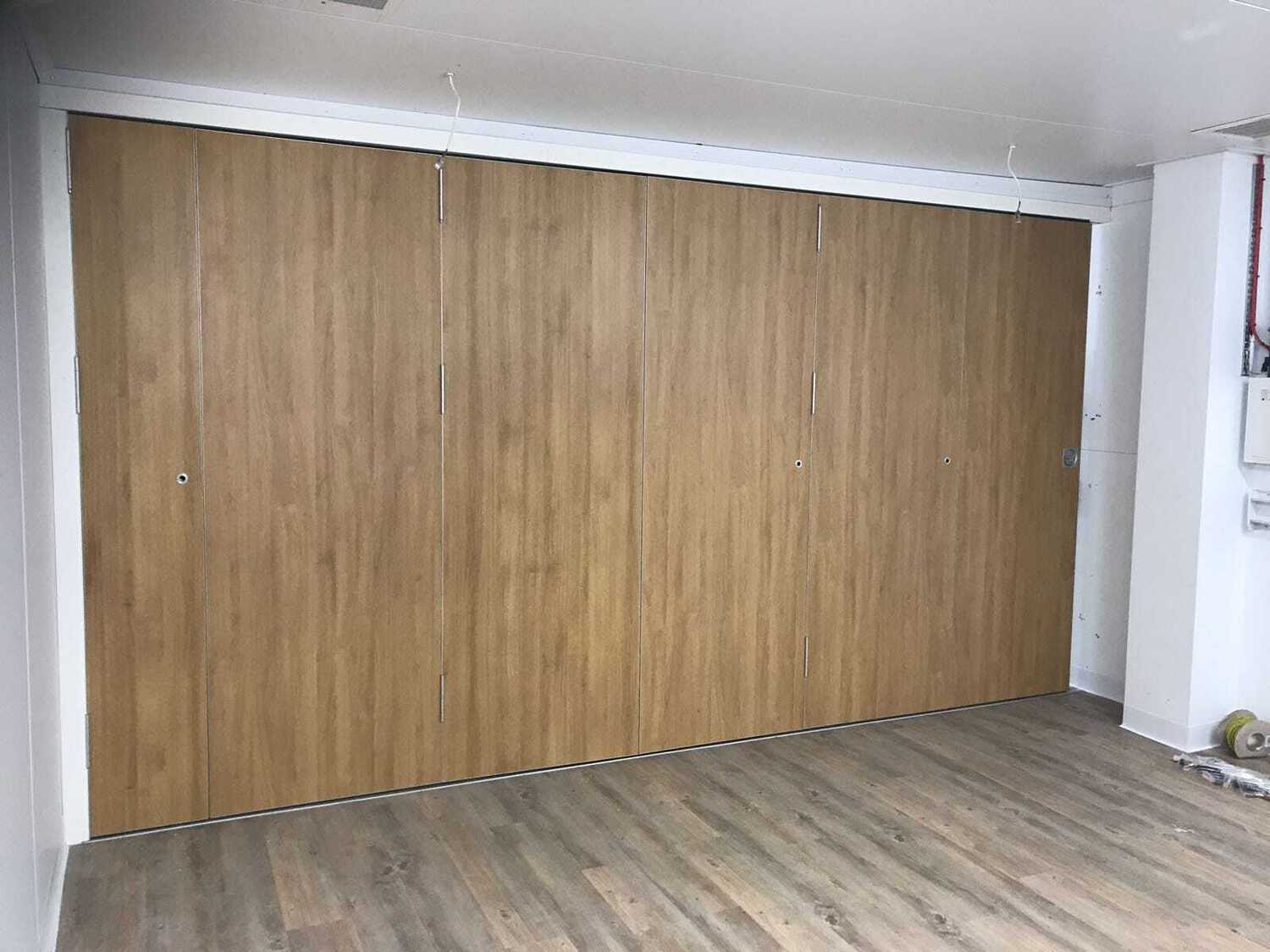 folding sliding walls