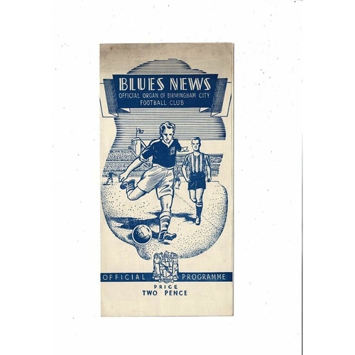 Birmingham City Home Football Programmes | Bob's Football Programmes ...