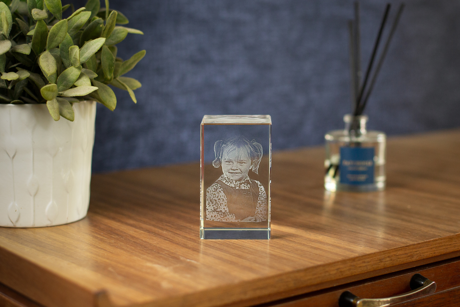 Medium rectangular Crystal, Portrait, | 3D Photo Crystals | Fine City ...