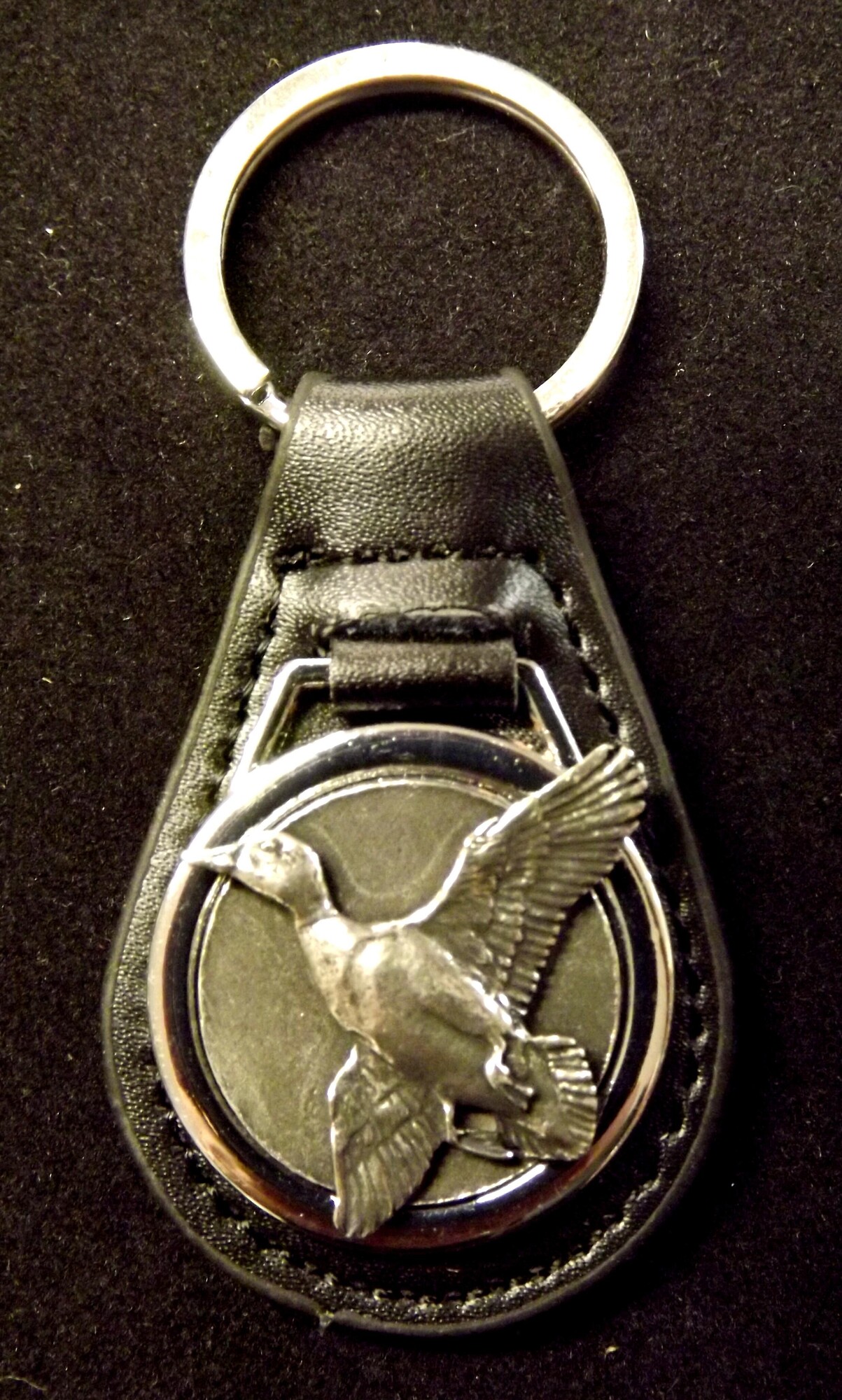 pewter/ leather Key fobs | TMB DESIGNS