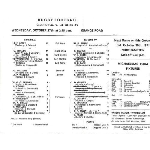 Rugby Union Teams | Bob's Sporting Memorabilia | Buy Sporting ...