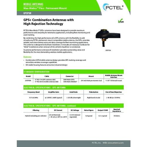 DATASHEETS | Broadband Technology 2000 Ltd. | How to Choose an Antenna ...