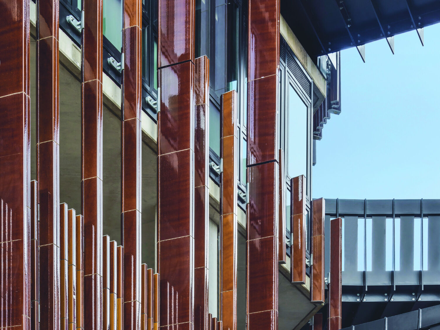 Fins | jamesandtaylor limited | Terracotta Tile Facade | Facing Brick ...