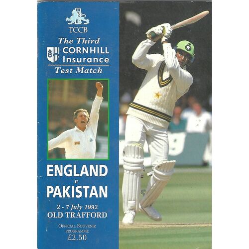 England Cricket Programmes/Scorecards | Bob's Sporting Memorabilia ...