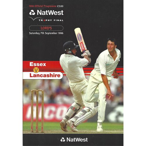 Natwest Trophy Final Cricket Programmes/Scorecards | Bob's Sporting ...